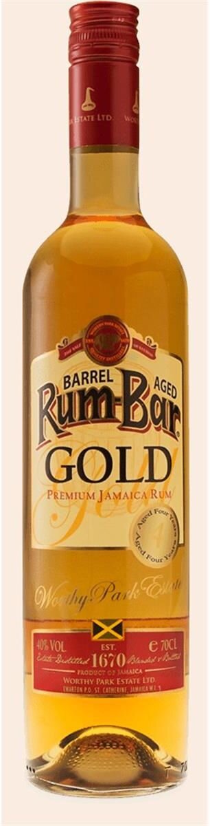 Rum-Bar Worthy Park Estate GOLD 4 J. Old Premium Jamaica Rum 0,7l