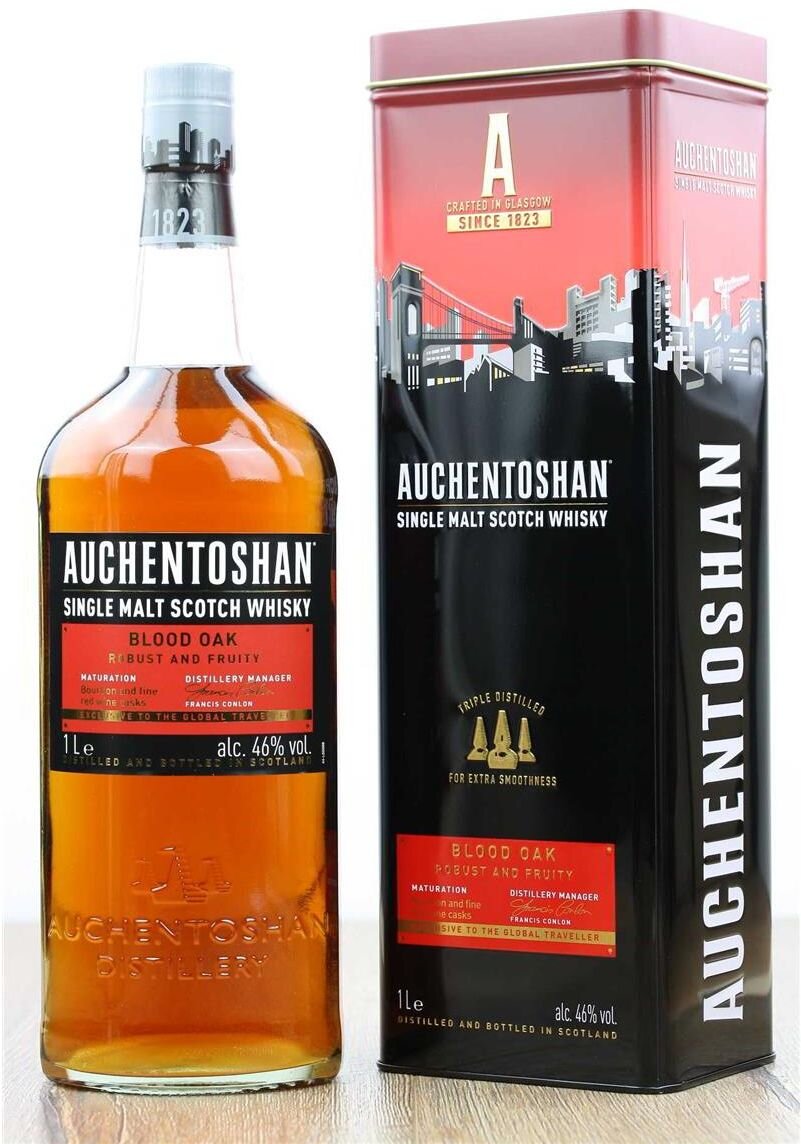 Auchentoshan Blood Oak + GB 1l