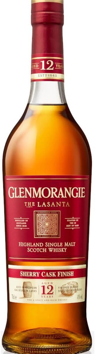 Glenmorangie 12 Years The Lasanta Sherry Cask Finish + GB 0,7l