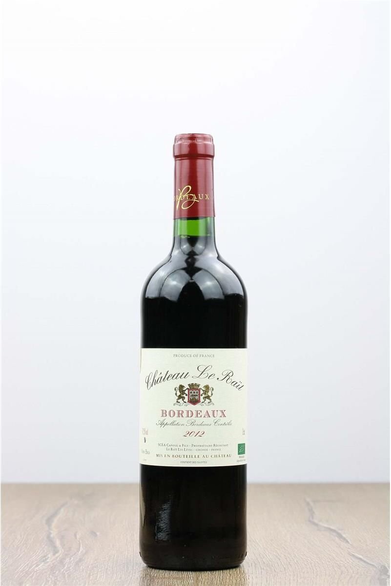 Château le Rait rouge Bordeaux supérieur AOC 0,75l