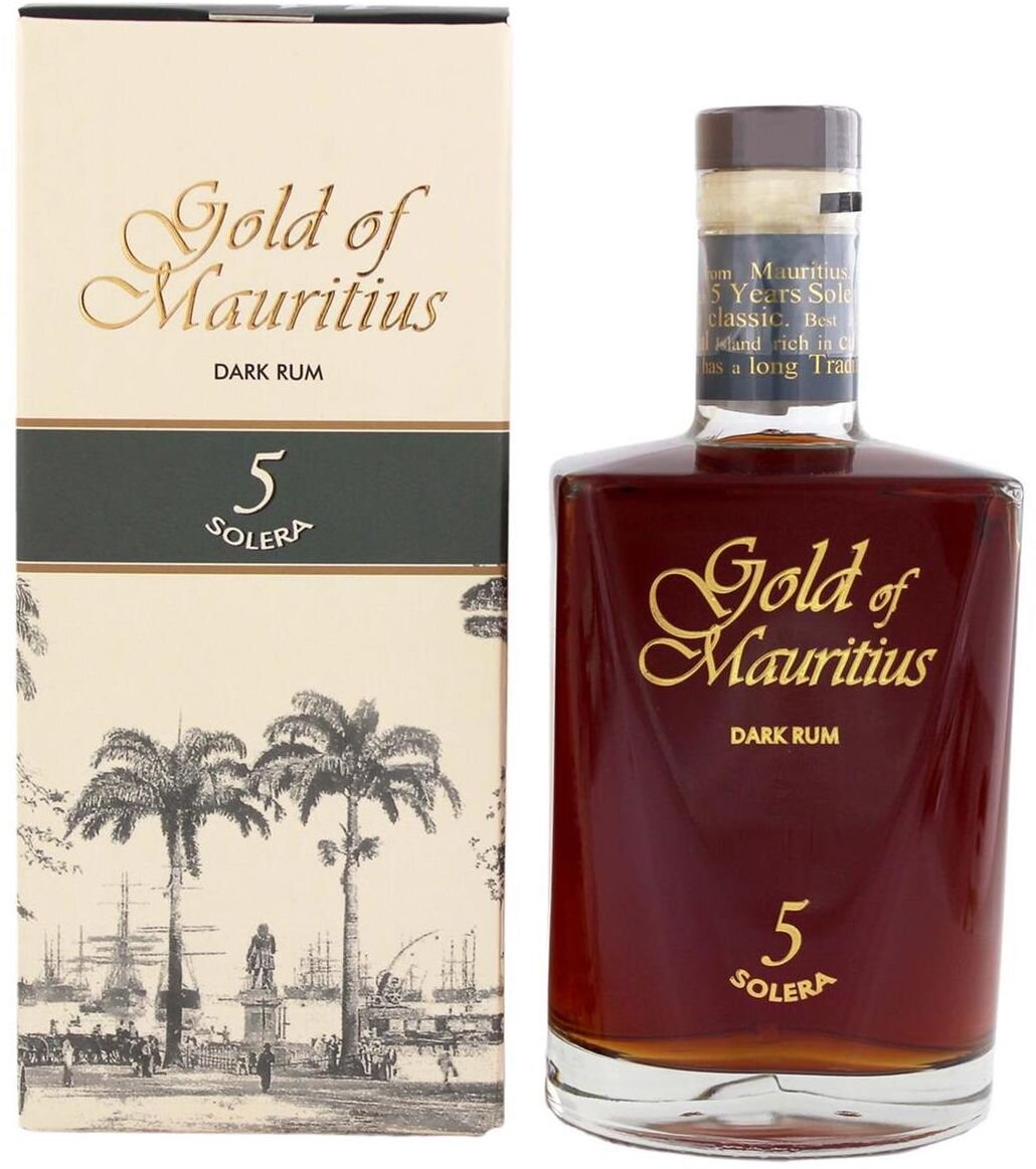 Gold of Mauritius 5 Solera Dark Rum 0,7l
